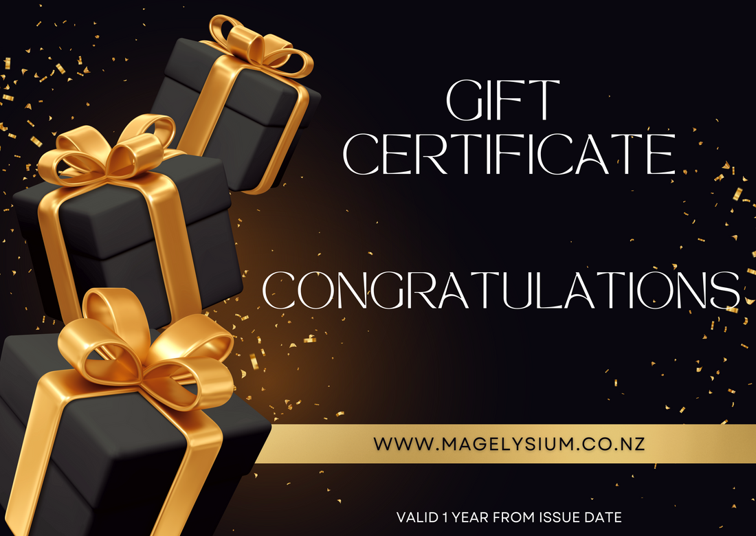 Gift Certificate - Congratulations on your New beginning! – Mag Elysium