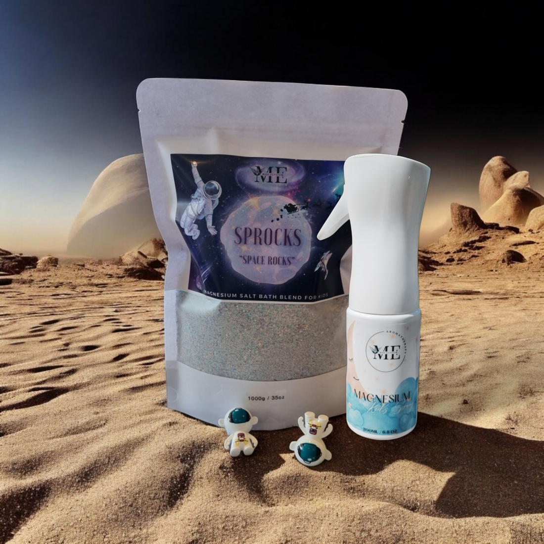 Kids: Sprocks Magnesium Bath Salt & Magnesium Spray Combo – Mag Elysium