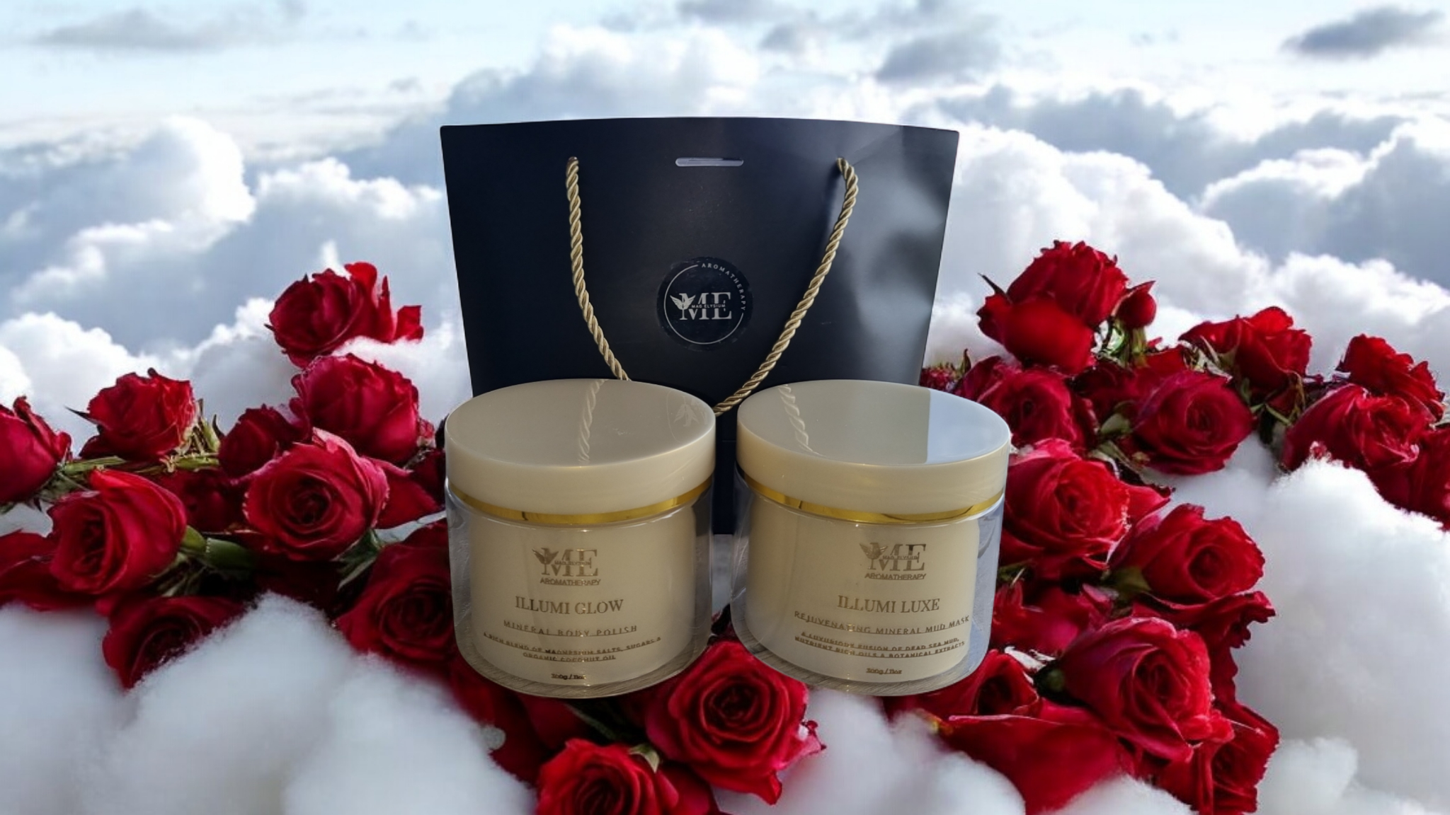 Deluxe Skincare Duo: Body Polish & Dead Sea Mud Mask – Mag Elysium